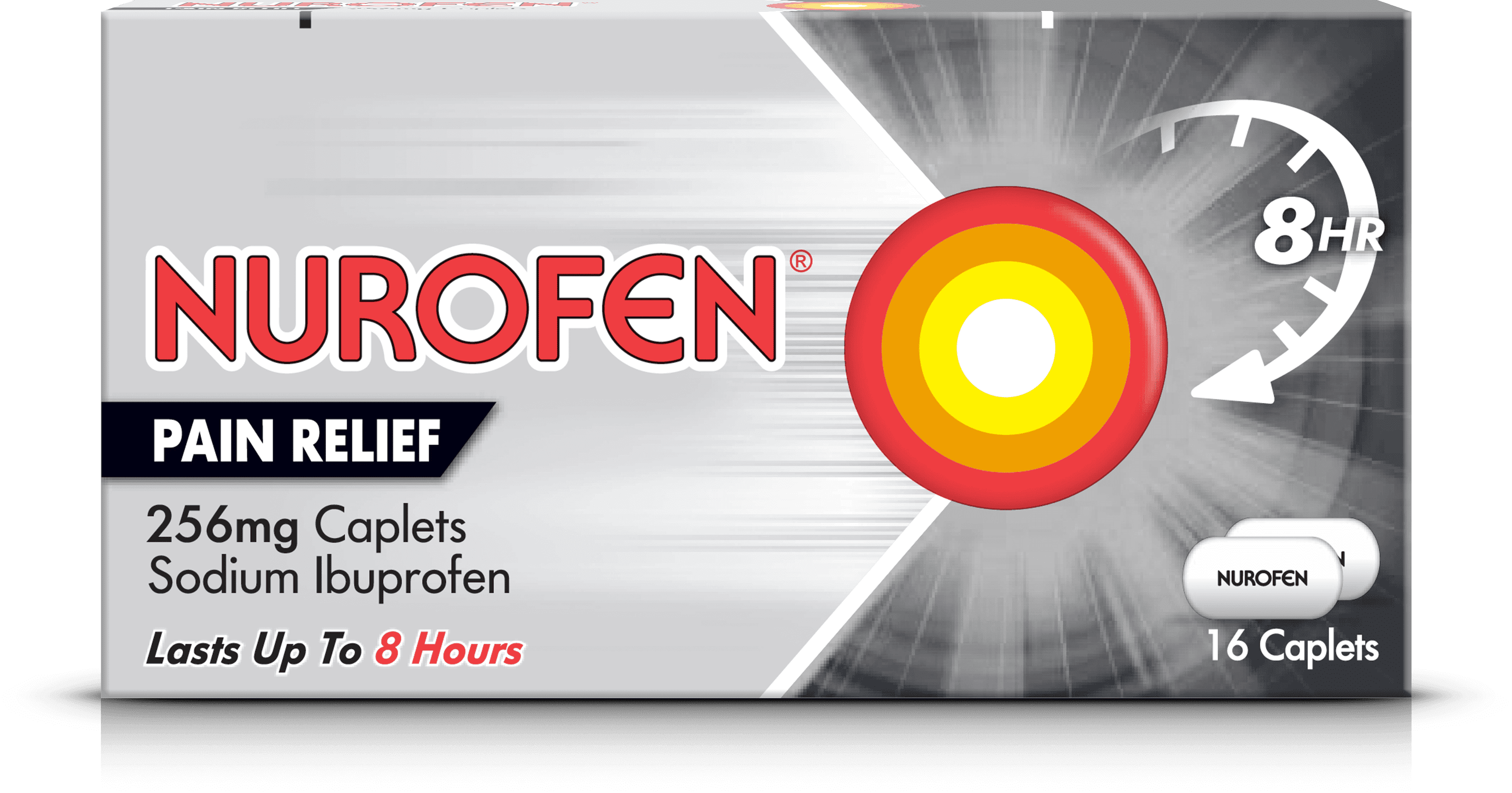 Nurofen Pain Relief 256mg Caplets | Nurofen