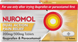Nuromol Dual Action Pain Relief 200mg/500mg Tablets | Nurofen