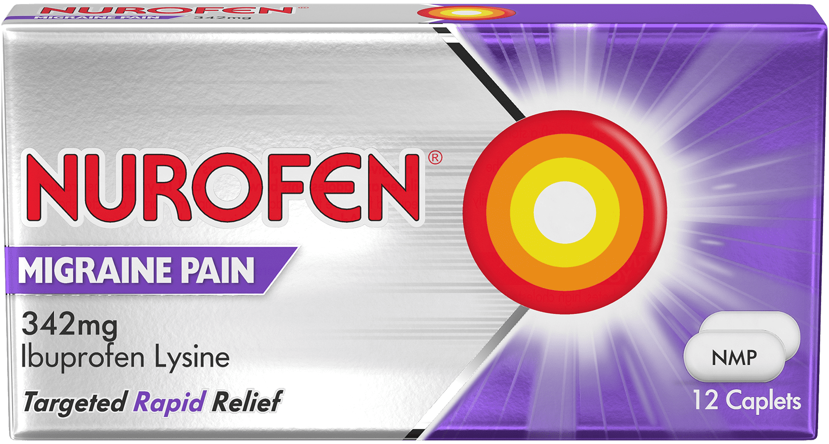 Nurofen Migraine Pain Relief 342mg Caplets | Nurofen